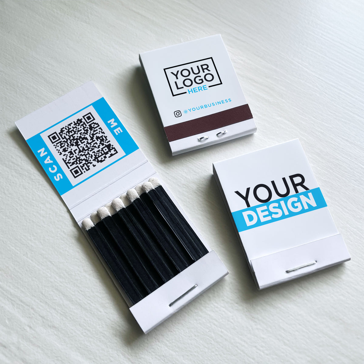 Custom Matchbooks - Your Business Logo & Branding – CoCreative Design