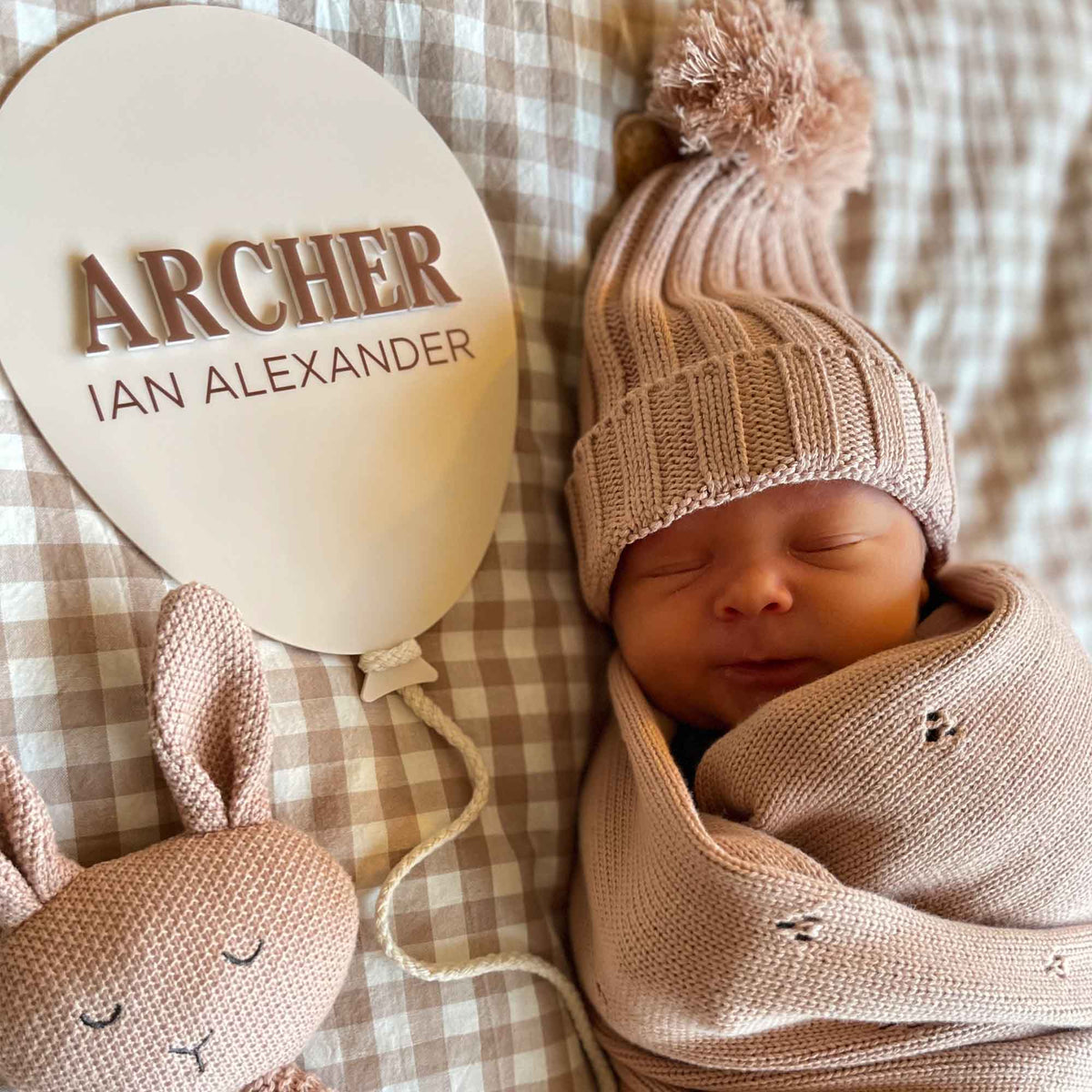 Balloon Baby Name Announcement – CoCreative Design